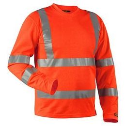 BLAKLÄDER BLAKLÄDER® Herren Warnschutz-Langarmshirt 3381 orange Größe L
