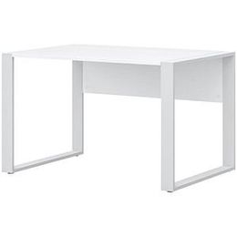 Röhr-Bush röhr direct.office Schreibtisch weiß rechteckig, Kufen-Gestell weiß 120,0 x 80,0 cm