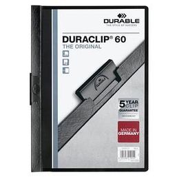 25 Durable Klemmhefter DURACLIP schwarz