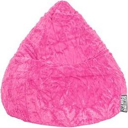 SITTING POINT Beanbag Fluffy L Sitzsack pink