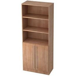 Hammerbacher Regalschrank 7700 RE, V7700/N/N/RE nussbaum 80,0 x 42,0 x 200,4 cm