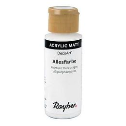 Rayher Allesfarbe Acrylfarben schneeweiß 59,0 ml