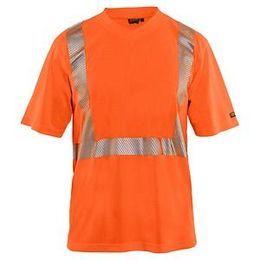BLAKLÄDER BLAKLÄDER® unisex Warnschutz Shirt 3386 orange Größe 4XL