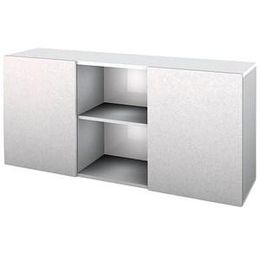 Hammerbacher Sideboard Haziender, V1780/5/S lichtgrau, silber 160,0 x 42,0 x 74,8 cm