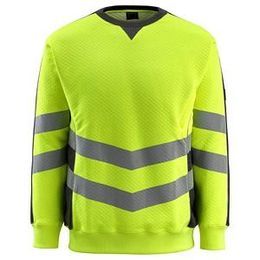 Mascot® unisex Warnschutz-Langarmshirt Wigton gelb, schwarz Größe S