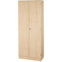 Hammerbacher Aktenschrank Schrank Prokura, V6100/3/3/SG ahorn 4 Fachböden 80,0 x 42,0 x 200,4 cm