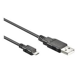 goobay USB 2.0 A/Micro USB 2.0 B Kabel 1,8 m schwarz