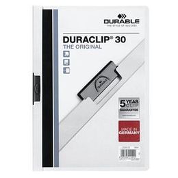 5 Durable Klemmhefter DURACLIP weiß