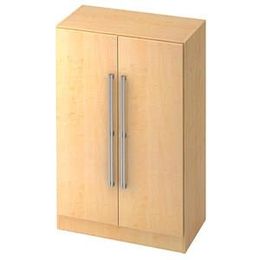 Hammerbacher Aktenschrank Akandia, V7550/3/3/NU ahorn 2 Fachböden 80,0 x 42,0 x 127,0 cm