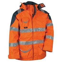 COFRA® Herren Warnjacke Winter PROTECTION orange Größe 60