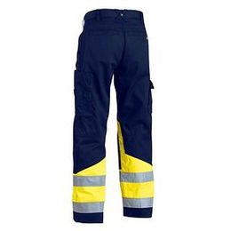 BLAKLÄDER BLAKLÄDER® unisex Warnschutzhose 1564 marine, gelb Größe 64