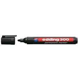 Edding 300 Permanentmarker schwarz 1,5 - 3,0 mm, 10 St.