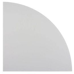 Hammerbacher Verbindungsplatte Orbis lichtgrau, dreieckig abgerundet 80,0 x 80,0 x 2,5 cm