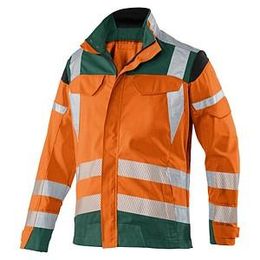 KÜBLER KÜBLER® unisex Warnjacke REFLECTIQ orange, moosgrün Größe 46