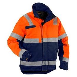 BLAKLÄDER BLAKLÄDER® Herren Warnjacke Winter 4862 orange, marine Größe S