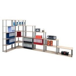 SZ Metall Bücherregal buche, ahorn 68,5 x 30,0 x 74,0 cm