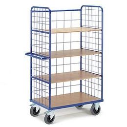 ROLLCART Etagenwagen 08-7618 blau 120,0 x 80,0 x 188,0 cm