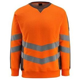 Mascot® unisex Warnschutz-Langarmshirt Wigton orange, dunkelanthrazit Größe S