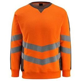 Mascot® unisex Warnschutz-Langarmshirt Wigton orange, dunkelanthrazit Größe L