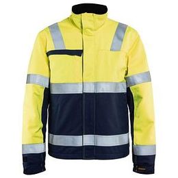 BLAKLÄDER BLAKLÄDER® unisex Warnjacke Winter 4069 gelb, marine Größe M