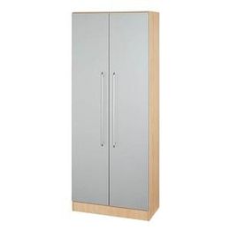 Hammerbacher Aktenschrank Sira, V7100/3/S/RE ahorn, silber 4 Fachböden 80,0 x 42,0 x 200,4 cm