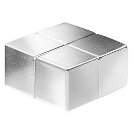 2 Sigel C10 "Extra-Strong" Magnete silber 2,0 x 1,0 x 2,0 cm