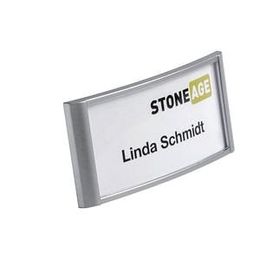 10 Durable Badge Classic Namensschilder mit Magnet 6,5 x 3,0 cm