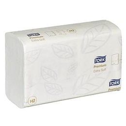 Tork Papierhandtücher 600297 Xpress® H2 Premium Extra Soft Interfold-Falzung 2-lagig 2.100 Tücher