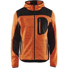 BLAKLÄDER BLAKLÄDER® Herren Strickjacke 4930 orange/schwarz Größe XL