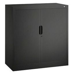 C+P CP Omnispace Rollladenschrank schwarzgrau 2 Fachböden 120,0 x 42,0 x 103,0 cm