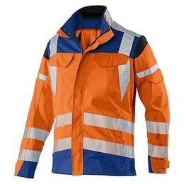 KÜBLER KÜBLER® unisex Warnjacke REFLECTIQ orange, kornblau Größe 98