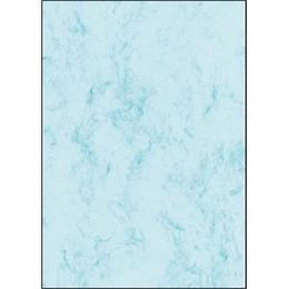 Sigel Briefpapier Marmor blau DIN A4 200 g/qm 50 St.