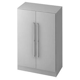 Hammerbacher Aktenschrank 7550 NU, V7550/5/5/NU lichtgrau 2 Fachböden 80,0 x 42,0 x 127,0 cm