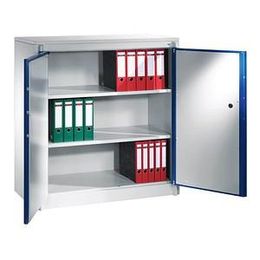 C+P CP Sicherheitsschrank C 4000 Certos lichtgrau, enzianblau 93,0 x 50,0 x 122,6 cm