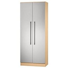 Hammerbacher Aktenschrank 7100 RE, V7100/6/S/RE buche, silber 4 Fachböden 80,0 x 42,0 x 200,4 cm