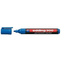 Edding 300 Permanentmarker blau 1,5 - 3,0 mm, 10 St.