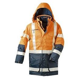 Elysee® Herren Warnjacke WALLACE orange, marine Größe S