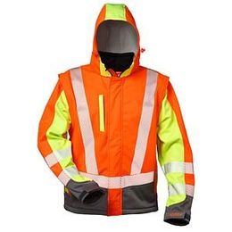 Elysee® unisex Warnjacke ATANAS orange, gelb Größe XL