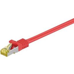 goobay RJ-45 Netzwerkkabel 5,0 m rot bis zu 10,00 Gbit/Sek. bis zu 500 MHz