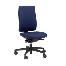 ORIGINAL STEIFENSAND Bürostuhl Ceto Comfort, CT 2350112 251 Stoff blau, Gestell schwarz