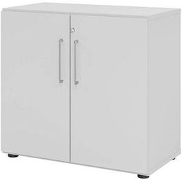 Hammerbacher Aktenschrank 928T2, V928T2/5/5/BS lichtgrau 1 Fachboden 80,0 x 42,0 x 74,8 cm