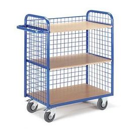 ROLLCART Etagenwagen 08-7351 blau 98,0 x 50,0 x 107,0 cm