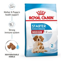 Royal Canin MEDIUM Starter für tragende Hündinnen und Welpen mittelgroßer Rassen 15kg