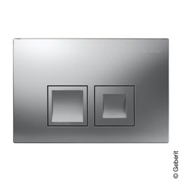 Geberit Delta35 Bet&auml;tigungsplatte f&uuml;r 2-Mengen-Sp&uuml;lung chrom matt 115135465