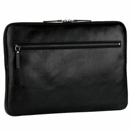 Leonhard Heyden Cambridge Laptophülle Leder 35 cm schwarz