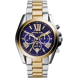 Chronograph Michael Kors "BRADSHAW, MK5976" Armbanduhren silberfarben (silberfarben, goldfarben) Damen Quarzuhren