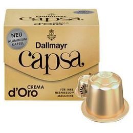 Dallmayr Capsa Crema d'Oro Kaffeekapseln Arabicabohnen mild 10 Portionen