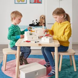 IKEA BYGGLEK LEGO®-Schachtel mit Deckel 3er-Set