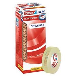 Tesa OFFICE-BOX Klebefilm transparent 12,0 mm x 33,0 m 12 Rollen