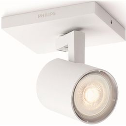 Philips Deckenspot Runner, LED wechselbar, Warmweiß, myLiving LED Spot 1flg. 230lm, Weiß, weiß
